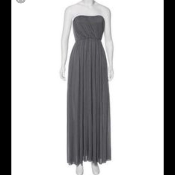 A.L.C. | Dresses | Long Strapless Gray Alc Dress | Poshmark
